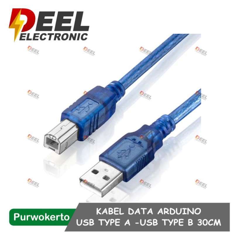 Jual Kabel Data Usb Type A To Type B 30cm For Printer Arduino Uno Mega