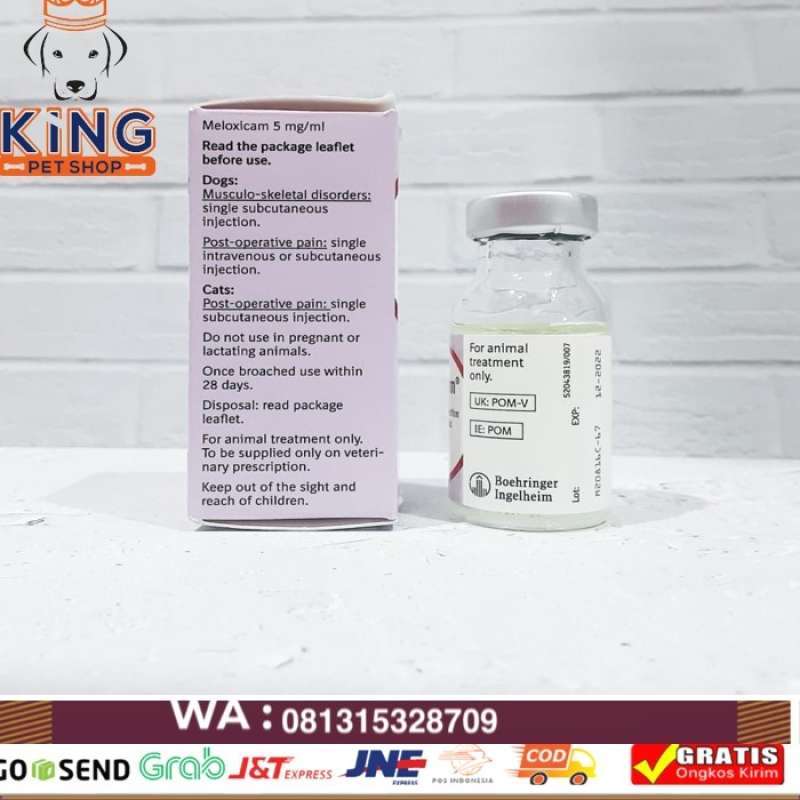 Jual Anti Radang Khusus Untuk Hewan Injeksi 5mg/ml Original Di Seller ...
