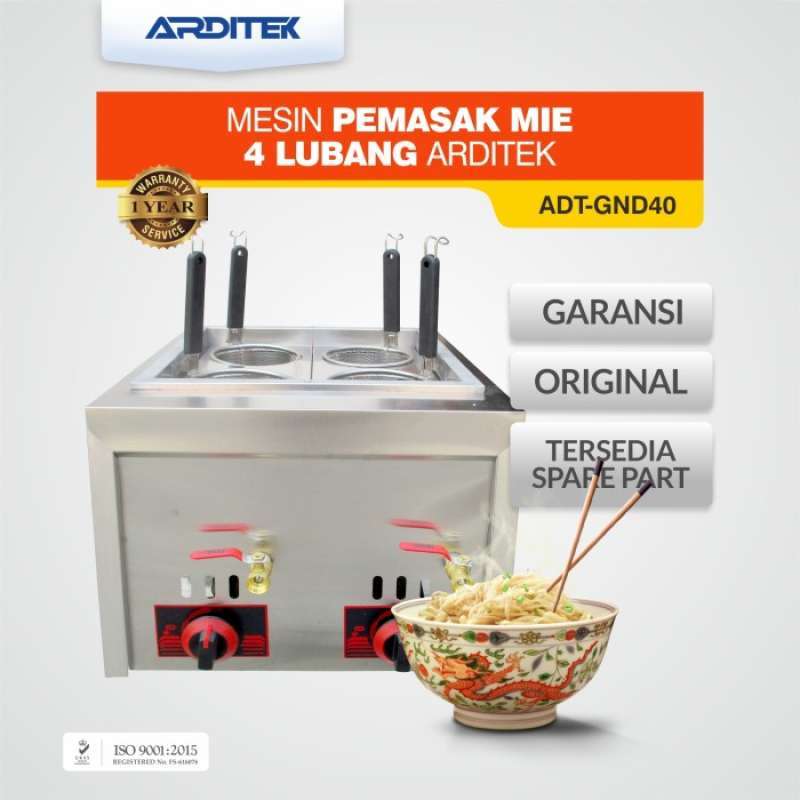 Jual Mesin Pemasak Mie 4 Lubang Arditek Adt-Gnd40 di Seller AM_id - Kab ...