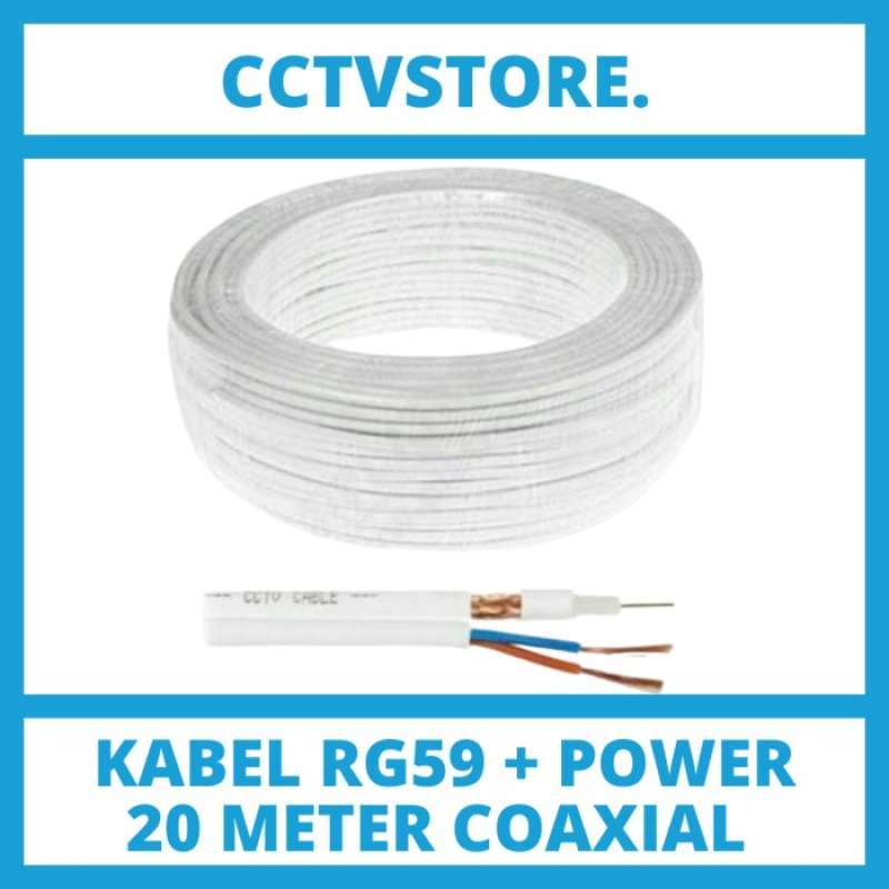 Jual Tahun ini aja kak KABEL CCTV RG59 PLUS POWER 20METER Tahun ini aja ...