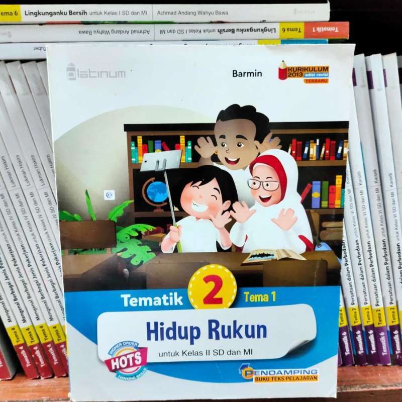 Jual Tematik SD kelas 2 Tema 1 Hidup Rukun Platinum di Seller Giri ...
