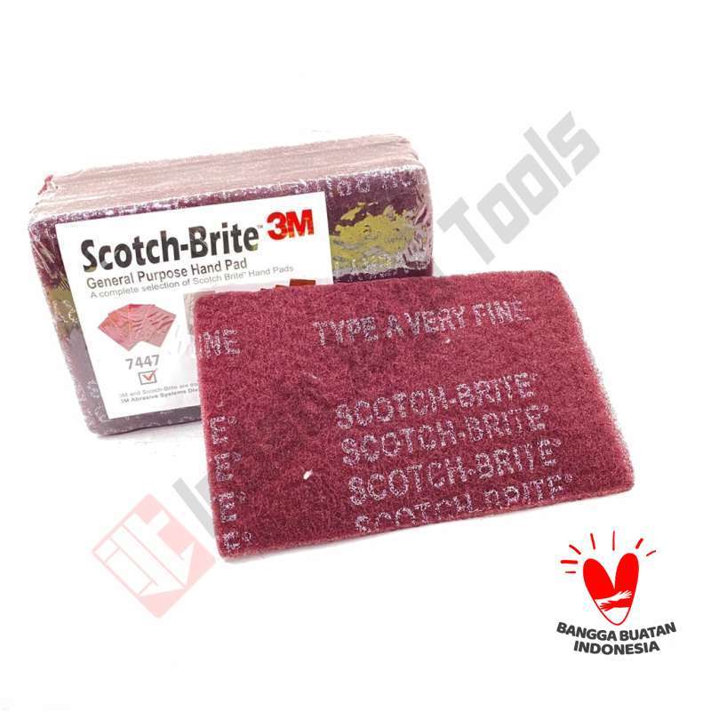 Jual Scotch Brite Amplas Merah Maroon 💯 Harga Murah & Kualitas Terbaik ...