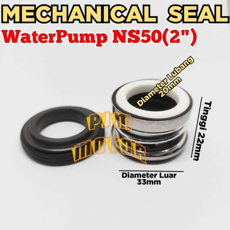 Jual MECHANICAL SEAL SIL KARET POMPA AIR IRIGASI SAWAH NS50 NS80 NS100 ...