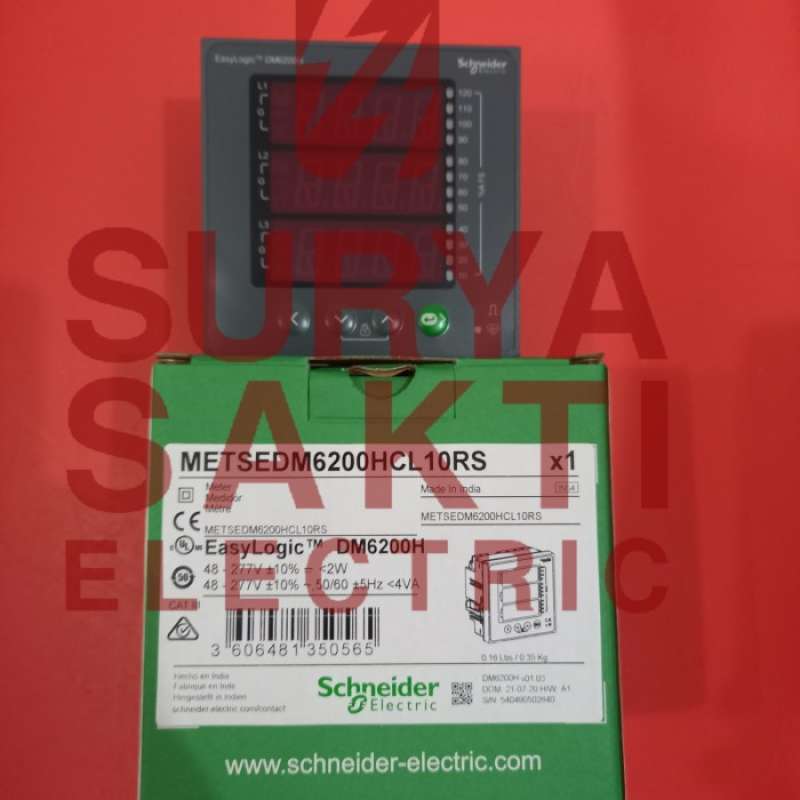 Jual Schneider Ampere Volt Frekuensi Meter Dm6200 Metsedm6200 di Seller ...