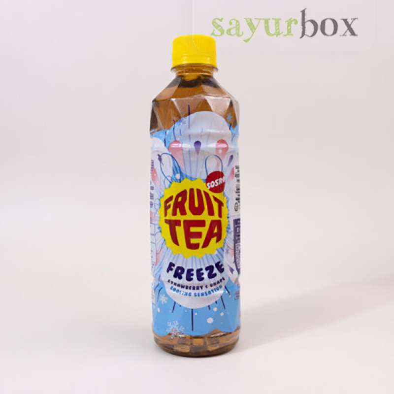 Jual Fruit Tea Minuman Teh Freeze Botol 500 Ml Sayurbox - Jkt Di Seller ...