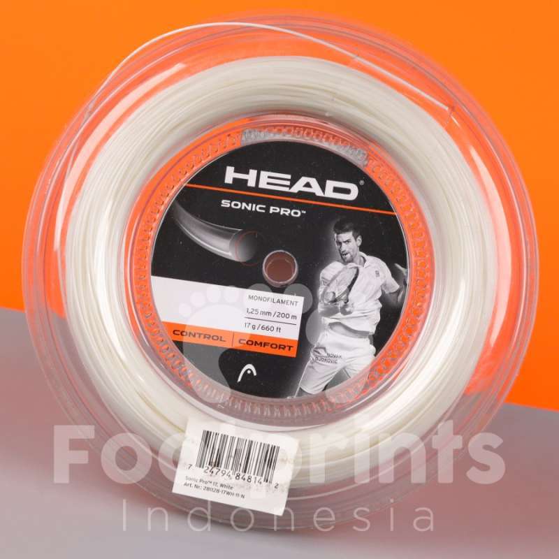 Jual Footprints Indonesia Head Sonic Pro Reel Senar Raket Tenis Tennis ...