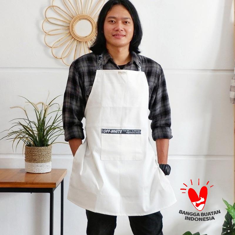 Jual Stiletto Living Fullbody Apron - Putih di Seller Stiletto Living ...