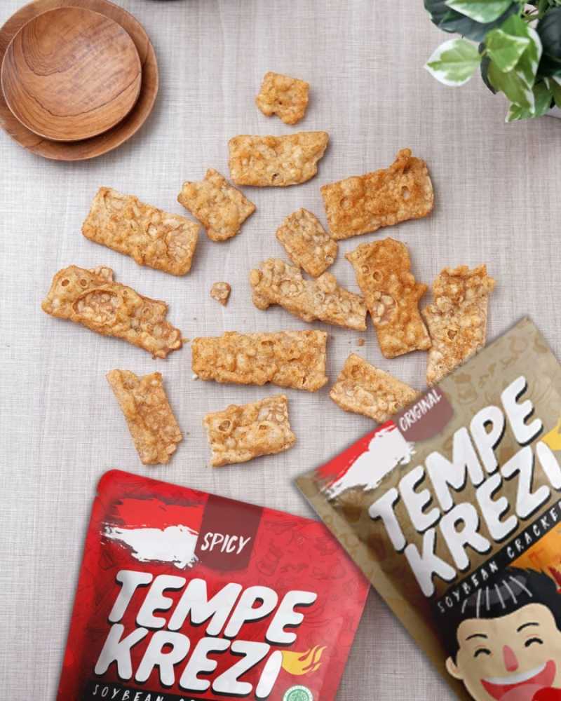 Jual Tempe Krezi 100Gr Varian Original / Spicy di Seller Dewi Sartika ...