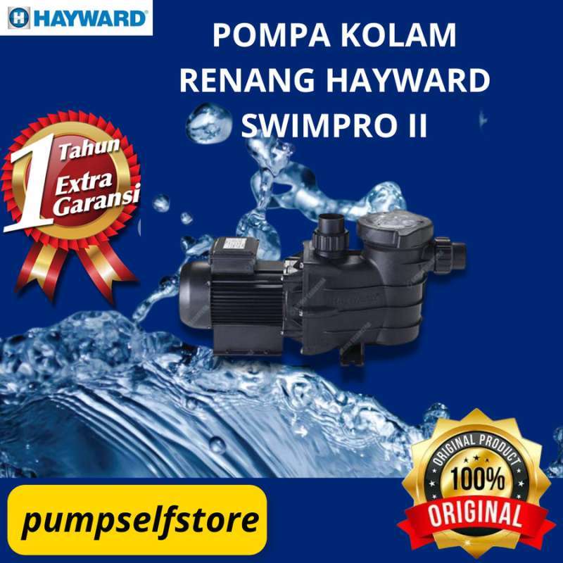 Jual Mesin Pompa Listrik Pendorong Tekanan Air Kolam Renang Hayward Pump Swimpro II 2 HP 230V ...
