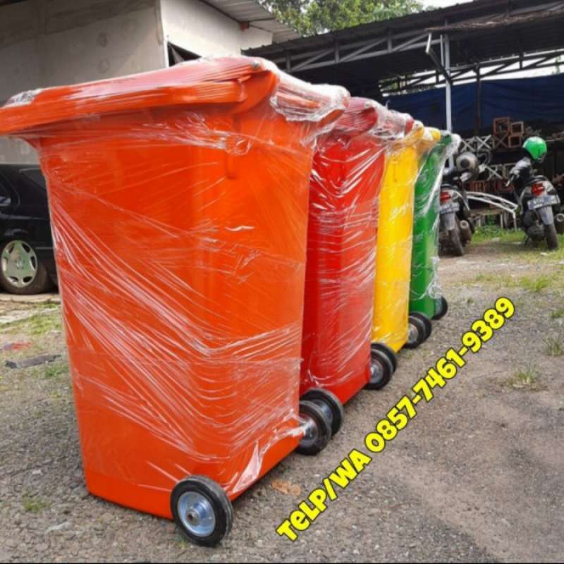 Promo Tempat Sampah Besar-tong Sampah Besar-bak Sampah Besar 240 Liter Murah Diskon 2% Di Seller ...