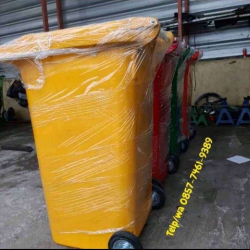 Promo Tempat Sampah Besar-tong Sampah Besar-bak Sampah Besar 240 Liter Murah Diskon 2% Di Seller ...