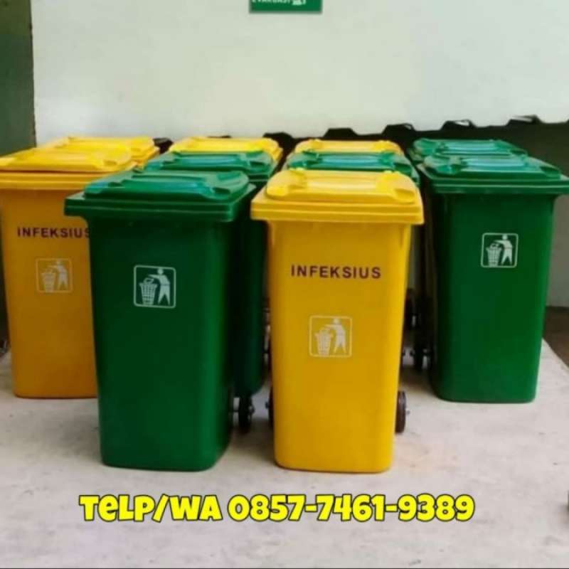 Promo Tempat Sampah Besar-tong Sampah Besar-bak Sampah Besar 240 Liter Murah Diskon 2% Di Seller ...