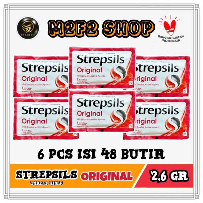 Promo Permen Strepsils Original Double Active Agent Merah - 20,8 gr ...