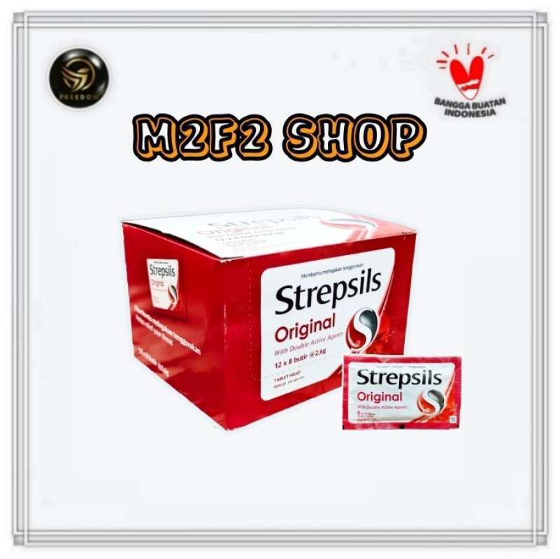Promo Permen Strepsils Original Double Active Agent Merah - 20,8 gr ...