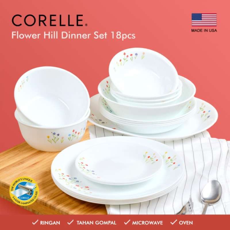 Jual CORELLE Flower Hill Set 18Pcs di Seller CobanBaith - Cengkareng ...