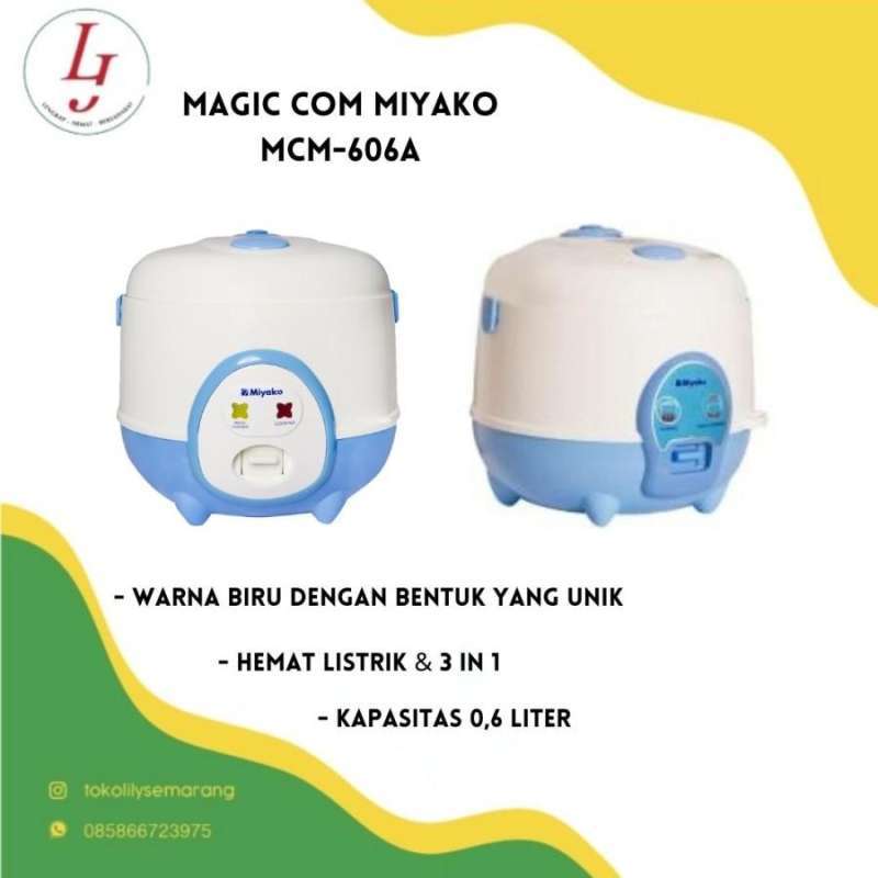 Jual Magic Com MCM606A / Rice Cooker - Miyako di Seller Toko Lily ...