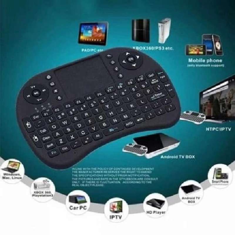 Jual RECHARGEABLE MINI WIRELESS KEYBOARD FOR ANDROID TV BOX MINI I8 di ...