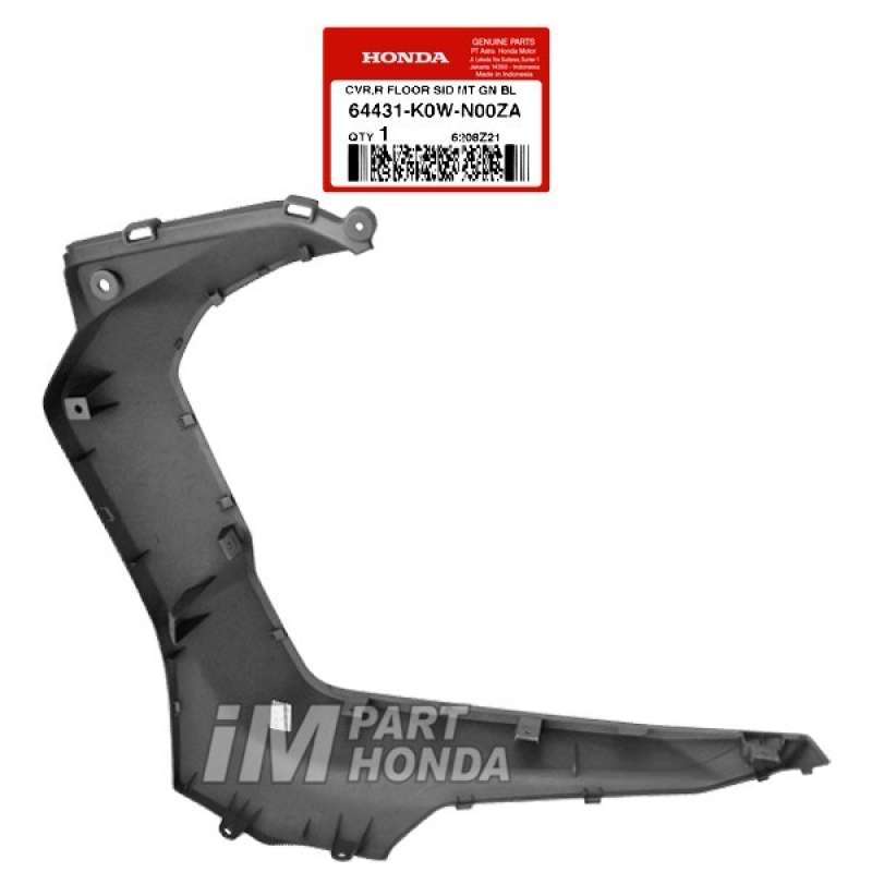 Jual 64431-k0w-n00za Cover R Floor Side Dek Lantai Kanan Adv 150 Hitam ...
