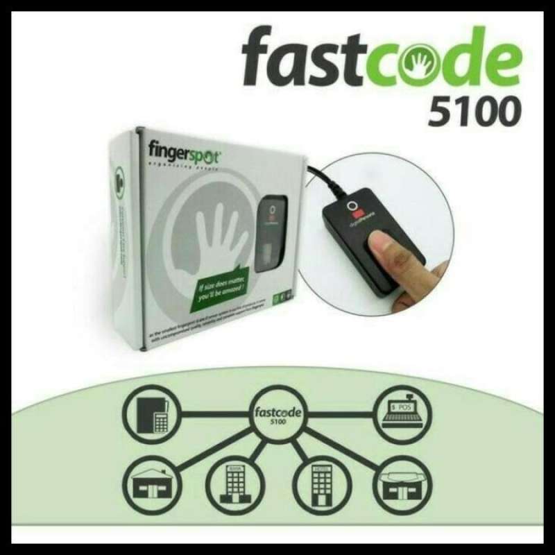 Jual Fingerspot Fastcode U Are U 5100 (Fastcode Sdk + U.Are.U 5100 Sensor) di Seller Eudora ...