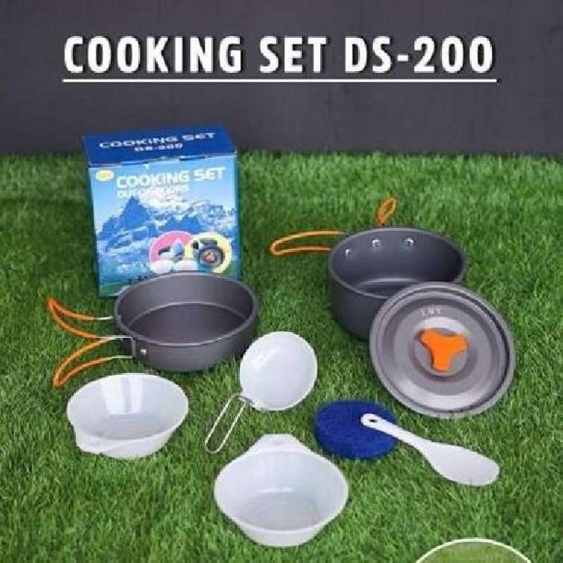 Jual NESTING COOKING DS-200 ISI 2 SET/ ALAT MASAK CAMPING di Seller MT ...