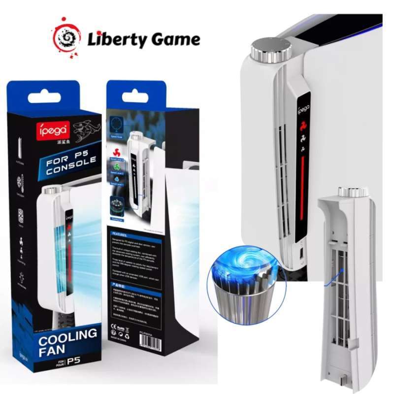 Jual PS5 IPEGA LED USB Radiator Cooling Fan Kipas Centrifugal High ...