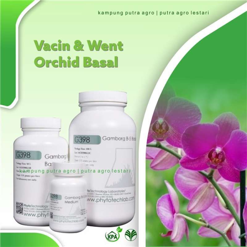 Jual Vacin & Went Orchid Medium - Media Kultur Jaringan Anggrek - Media ...