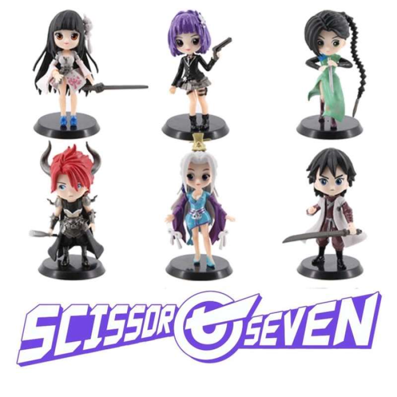Jual ACTION FIGURE SCISSOR SEVEN / ASSASSIN WU LIU QI ANIME SET 6 PCS ...