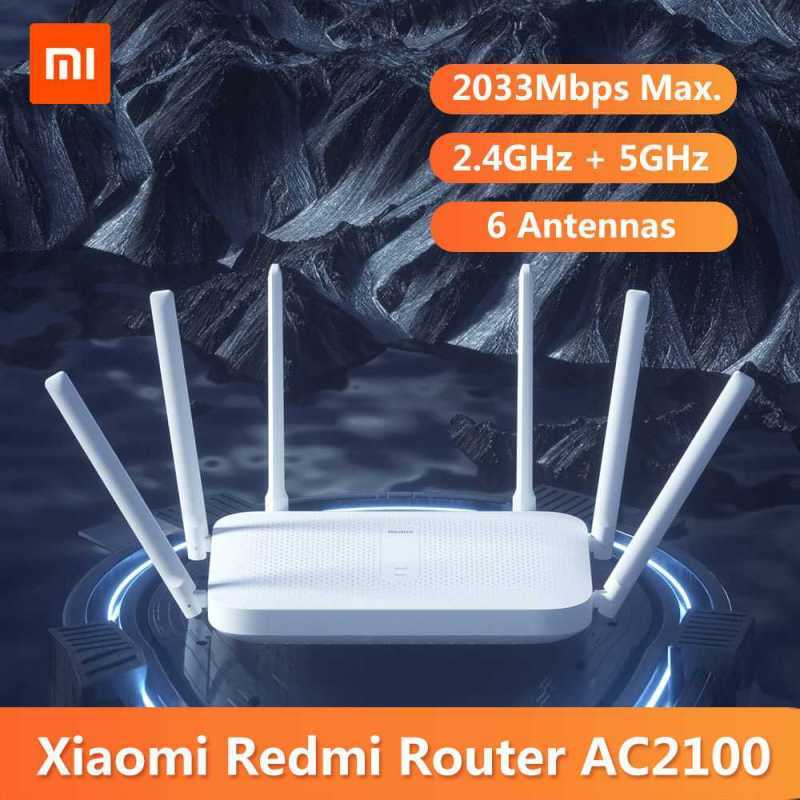 Jual GLO - Redmi WiFi Router Gigabit AC2100 2033Mbps with 6 High Gain ...