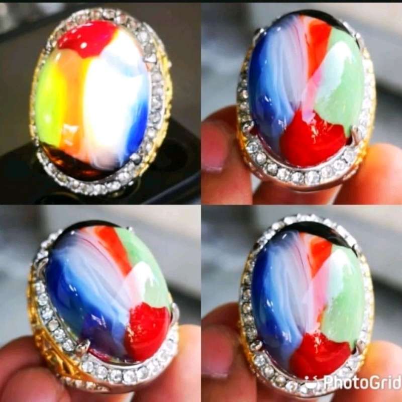 Jual Batu akik panca warna edong Big size di Seller Koleksibertuah1 ...