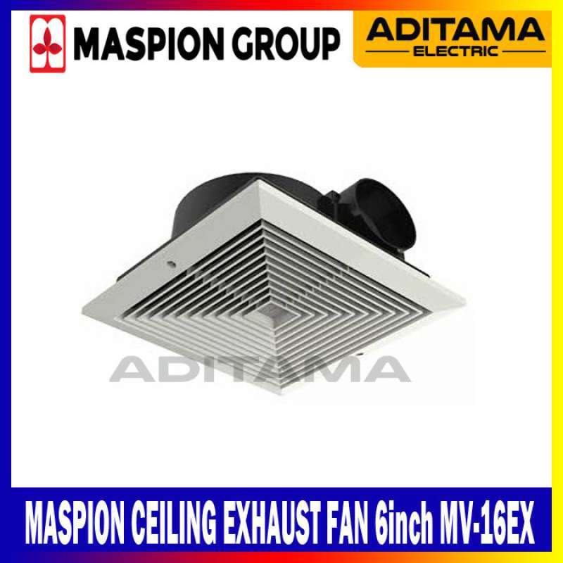 Jual Maspion Ceiling Exhaust Fan Cerobong 6inch Mv-16ex Mv16ex Di ...