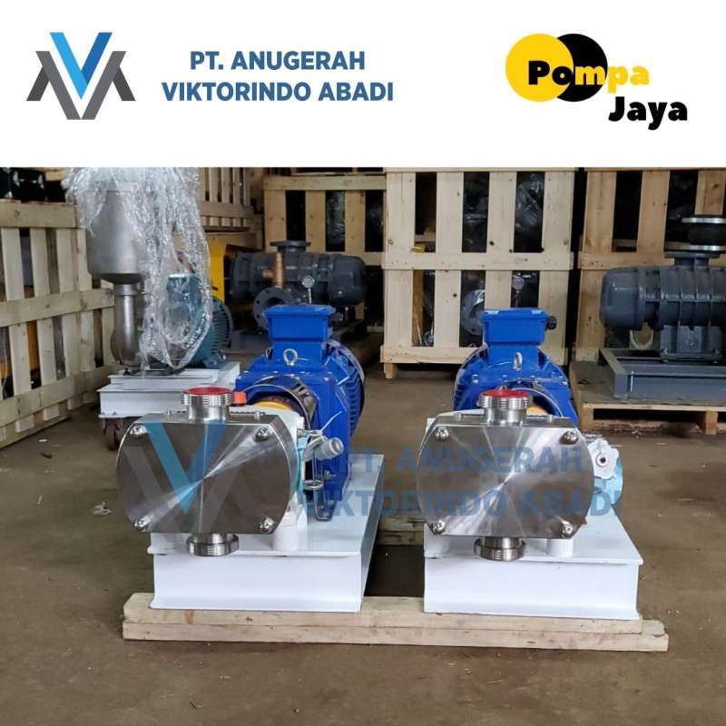 Jual POMPA PRODUKSI LOBE PUMP SANITARY ROTARY JEC POMPA (KECAP ODOL ...