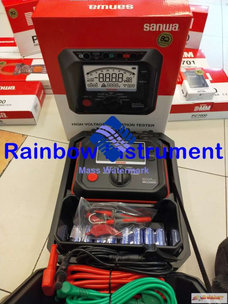 Jual Sanwa Mg5000 Digital Insulation Tester High Voltage Mg 5000 ...