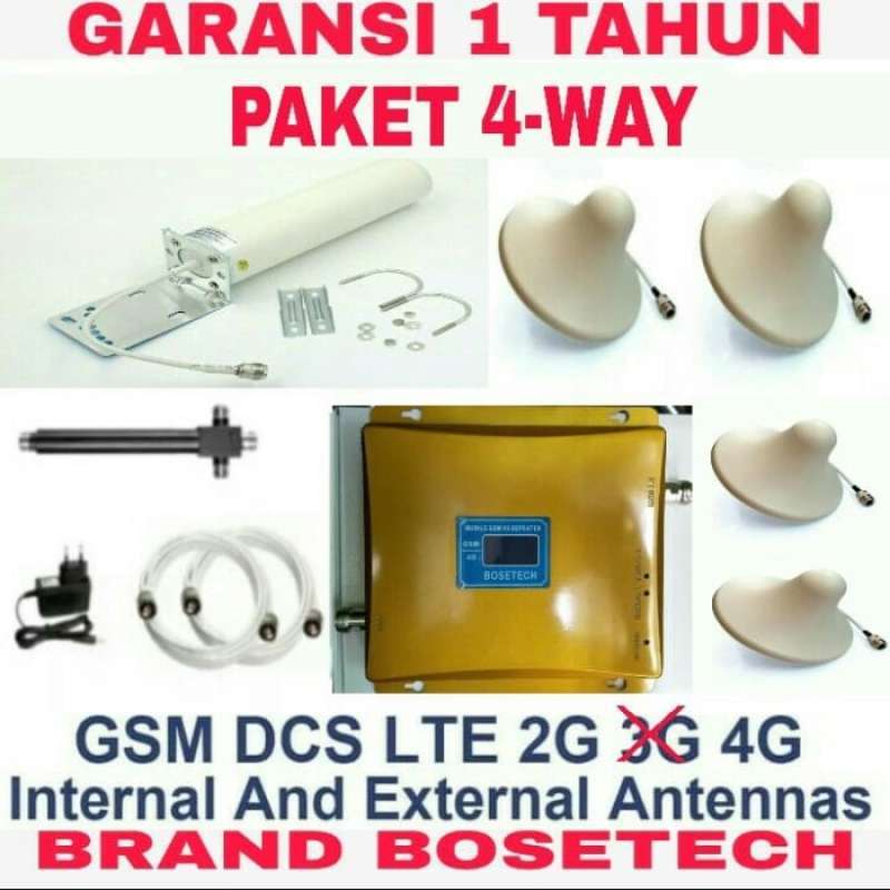 Jual PENGUAT SIGNAL HP BOSETECH BT-924HQ 4-WAY/PENGUAT SINYAL HP GSM di ...