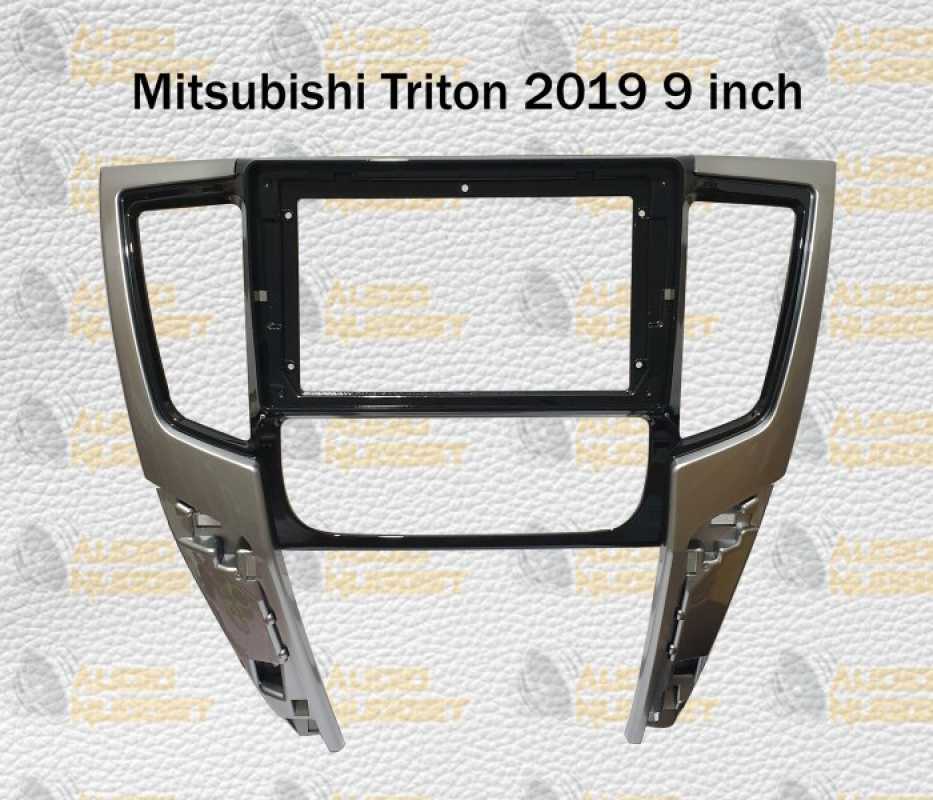 Promo Frame tape head unit android Mitsubishi Triton Lite 2020 2021 9 ...