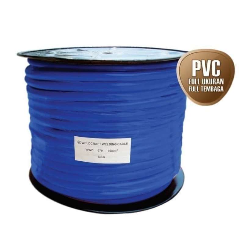 Promo Kabel Las Biru 50 Mm Full Tembaga - Welding Cable Serabut Full ...