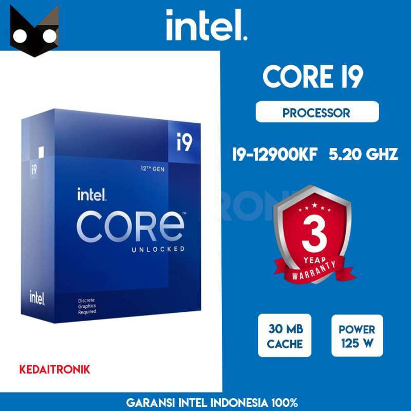 Jual Intel Processor Core i9 12900KF - LGA1700 CORE I9 5.20Ghz di Seller KEDAITRONIK - Kota ...