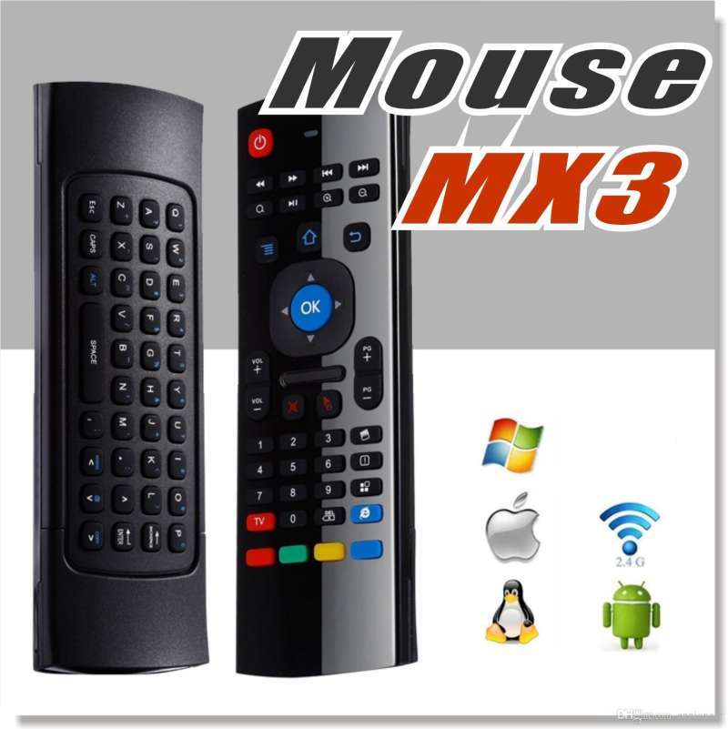 Jual Air Mouse Gyro Sensing + Keyboard MX3 with IR Learning Wireless ...