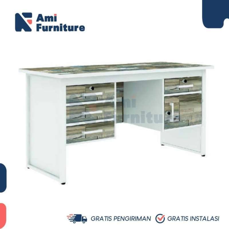 Jual Meja kerja/Meja Kantor Satu Biro(office desk) seri NS-1470 merk ...