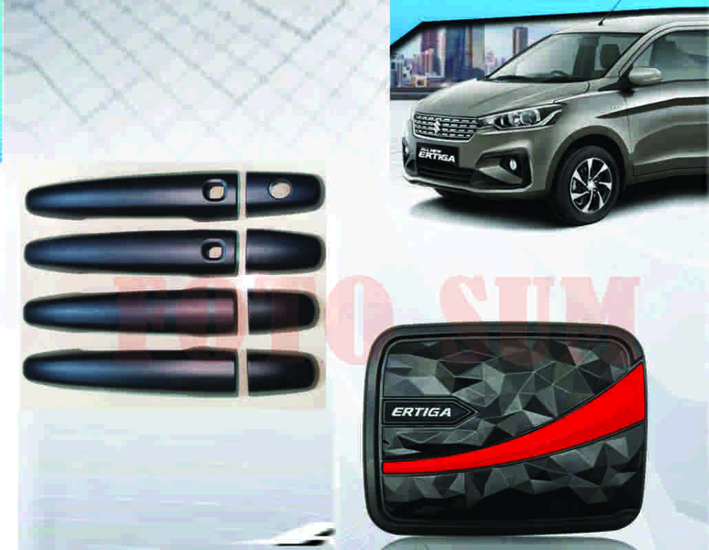 Jual cover hendel cover tangki hitam list merah ertiga 2018 sampai 2022 ...