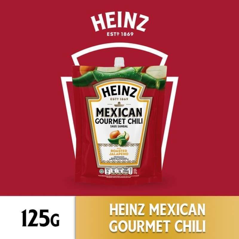 Jual Heinz Tomato Ketchup Mexican Indonesian Gourmet Chili 125g 125 ...