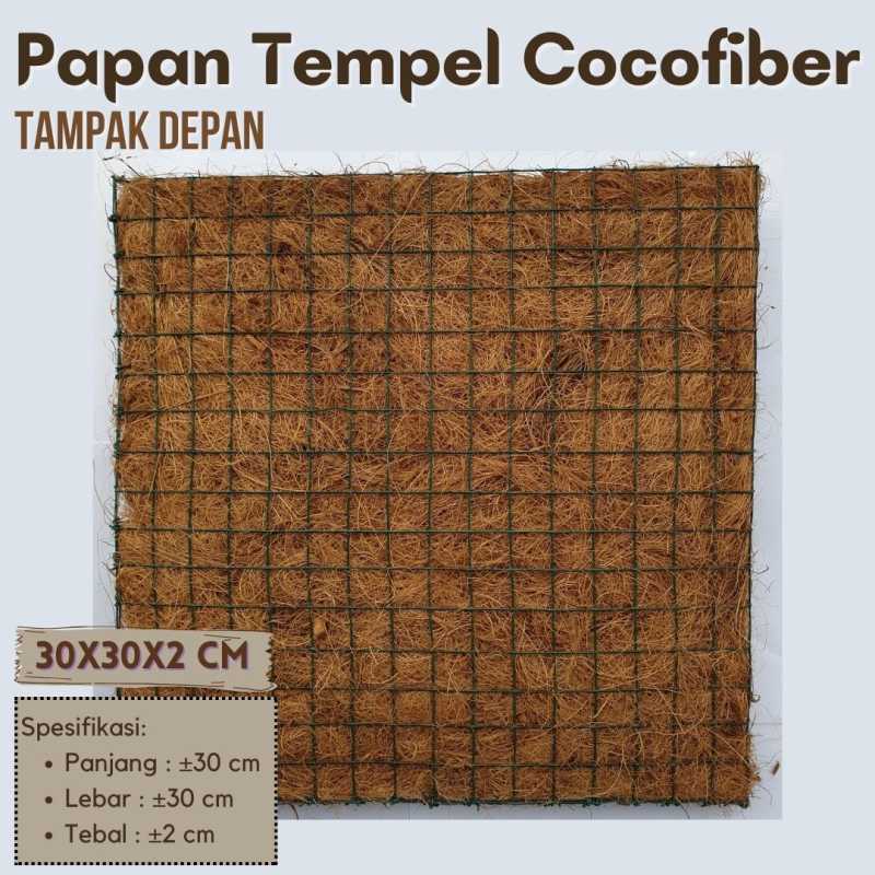 Jual Media Papan Tempel Cocofiber uk. 30x30x2 cm - Papan Cocofiber ...
