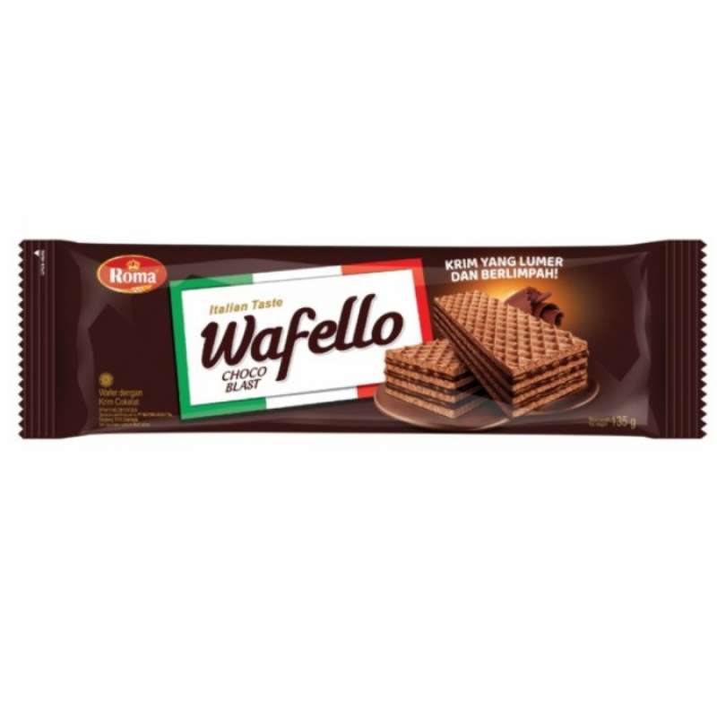 Jual Roma Wafello Choco Blast 17gr 1 Karton Isi 120 Pcs Di Seller Toko ...