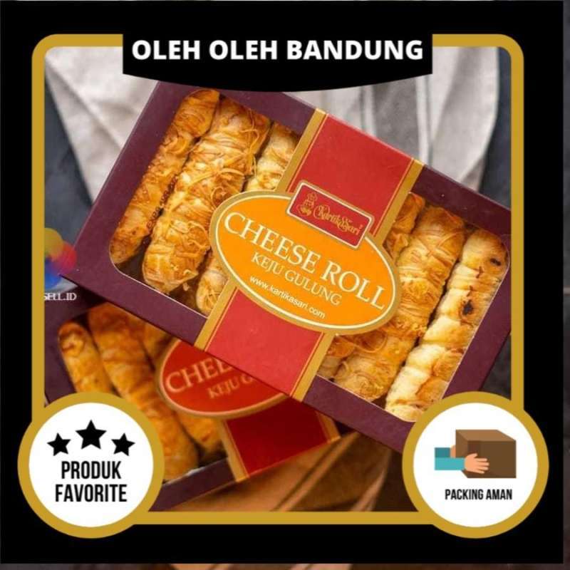 Jual Kartika Sari - Cheese Roll Puff Pastry - Oleh Oleh Kue Bandung di ...