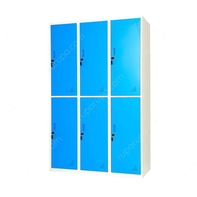 Jual Masterspace Lemari Loker Besi Besar Steel Locker Cabinet 6 Pintu -Biru di Seller Wafi Store ...