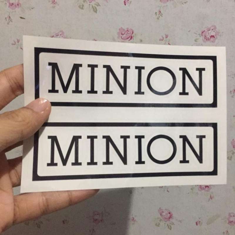 Jual CUTTING STICKER FRAME SEPEDA MINION KOTAK di Seller Three Sixty ...