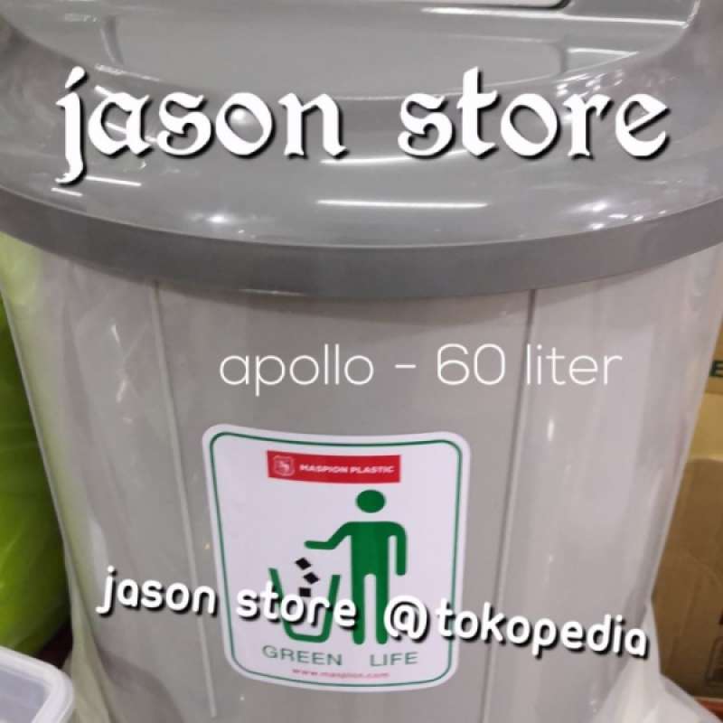 Promo Tempat Sampah Besar Maspion Apollo 60 Liter/tong Sampah Maspion Diskon 15% Di Seller Hayza ...