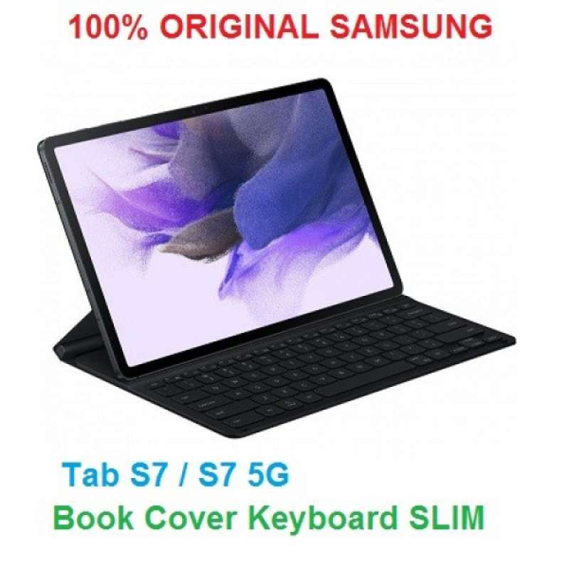 Jual Samsung Book Cover Keyboard Slim Galaxy Tab S7 5G di Seller Valmai Store - Cengkareng Timur ...