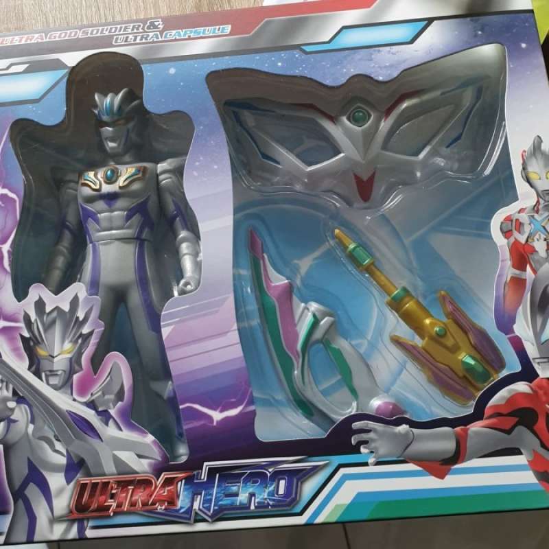 Jual ROBOT ULTRAMAN + MASK + SENJATA HF000-2 TYPE B di Seller Sagee ...
