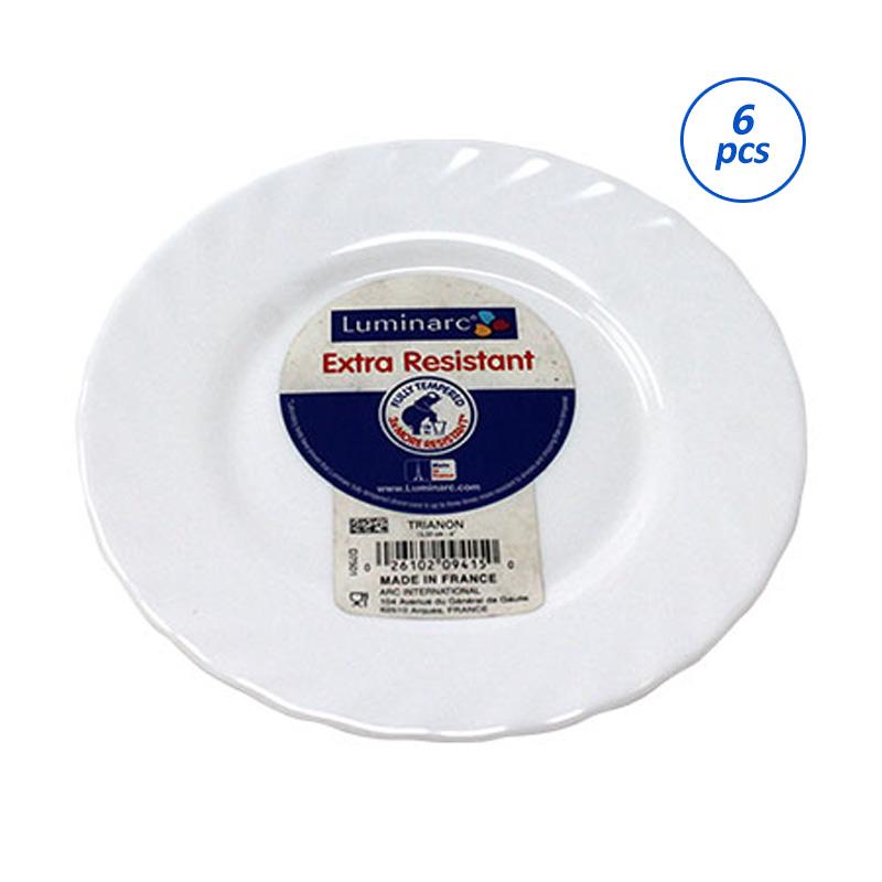 Jual Luminarc Trianon Side Plate Piring Kue Kecil [6 pcs] di Seller ...
