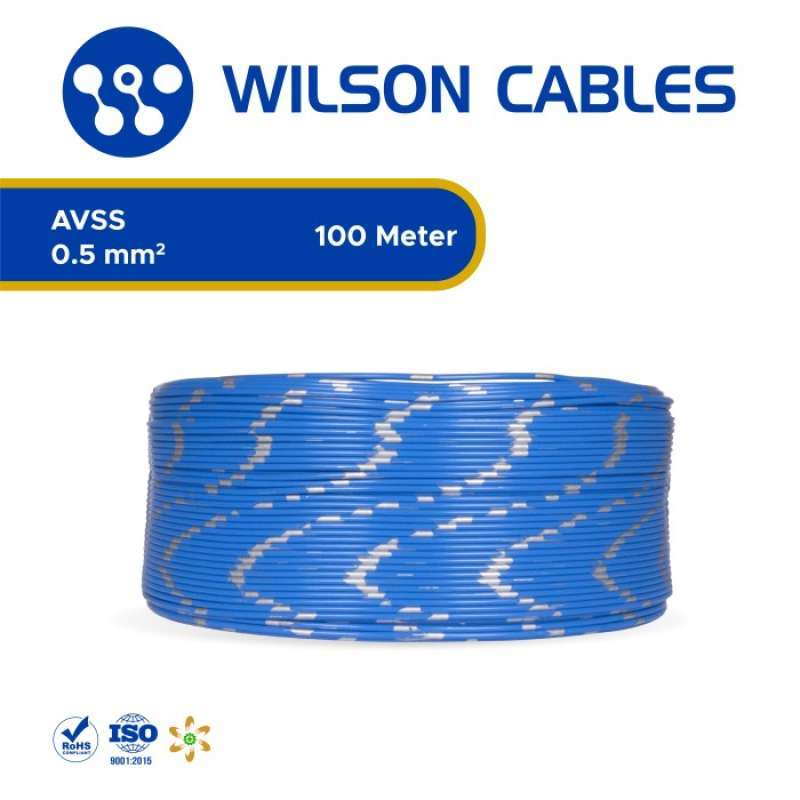 Promo Wilson Cables - Kabel Otomotif / AVSS 0.5 mm2 / 100 Meter - Hitam ...